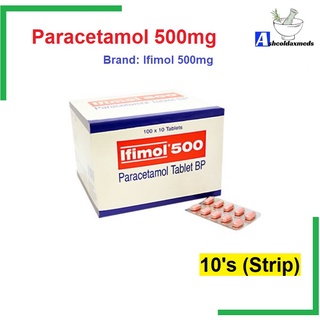 UPHAMOL 500MG or IFIMOL 500MG PARACETAMOL 10S (DEMAM/SAKIT KEPALA/BADAN ...
