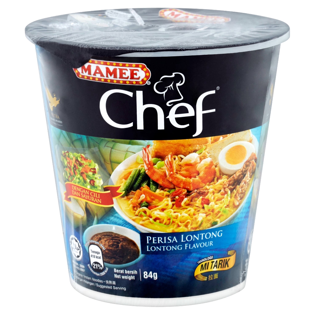 Mamee Cup Chef Lontong Flavour 84g | Shopee Malaysia