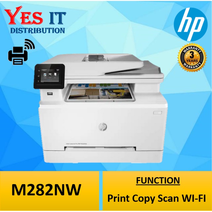 HP LASER JET PRO MFP M282NW PRINTER ( PRINT, SCAN, COPY) ALL IN ONE ...