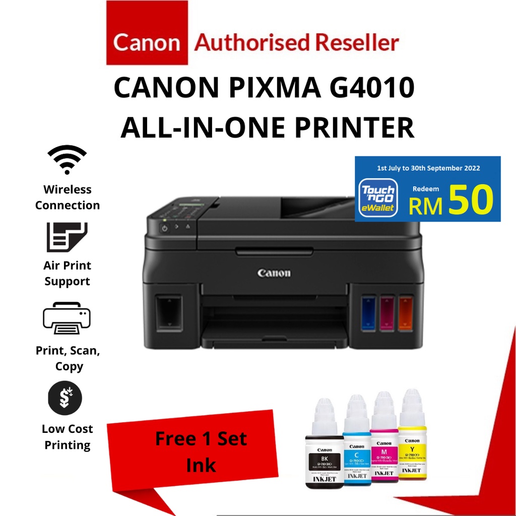 Canon PIXMA G4010 Ink Efficient G Series Printer | Shopee Malaysia