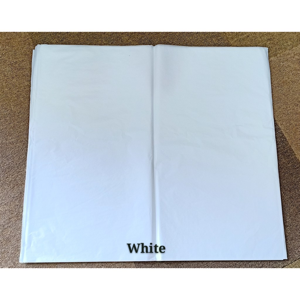 Tissue Paper For Packaging Clothing Garments - WHITE | Shopee Malaysia