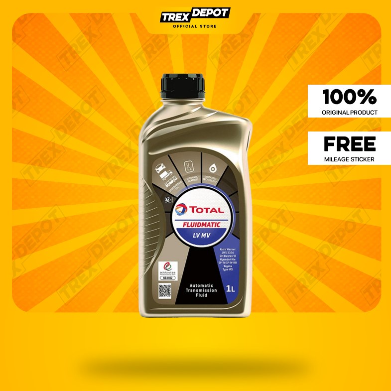 TOTAL Fluidmatic MV LV ATF Automatic Transmission Fluid (1L) | Shopee ...