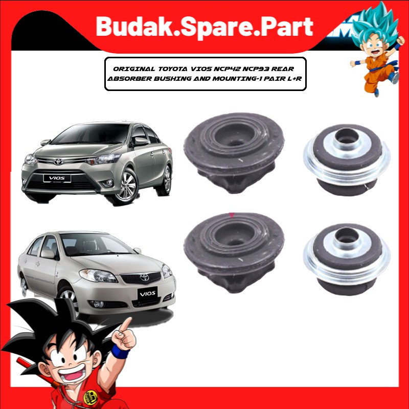 Original toyota vios ncp42 ncp93 rear absorber bushing and mounting-1 ...