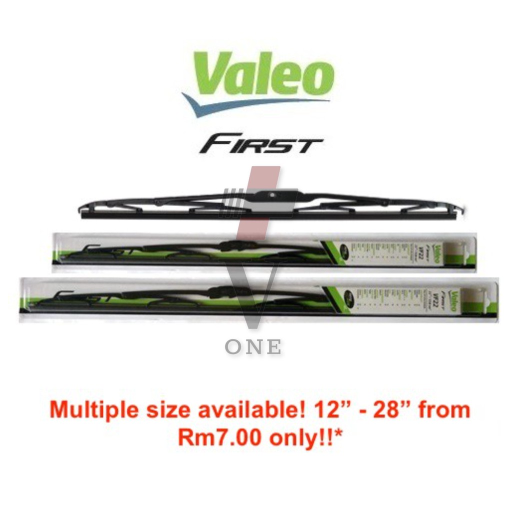 VALEO First Wiper Blade, Multiple Sizing! | Shopee Malaysia