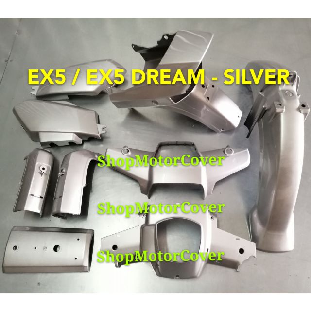 HONDA EX5 / EX5 DREAM BODY COVER SET ( SILVER ) ( HLD ) MADE IN ...