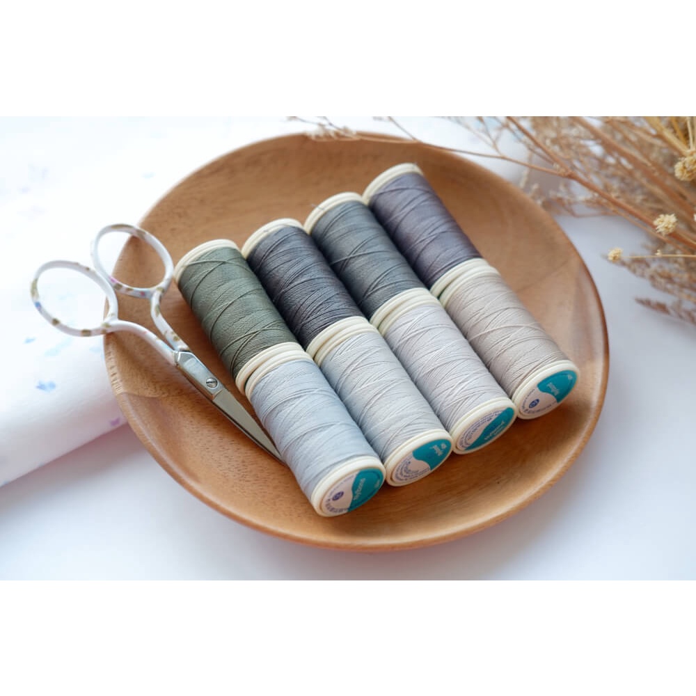 Coats / Mez 100% Bonded Nylon Sewing Thread 60mt - Grey Range | Shopee ...