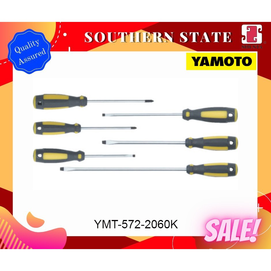 YAMOTO TRI-LINE SCREWDRIVER SET 6-PCE AND 8-PCE YMT-572-2060K AND YMT ...