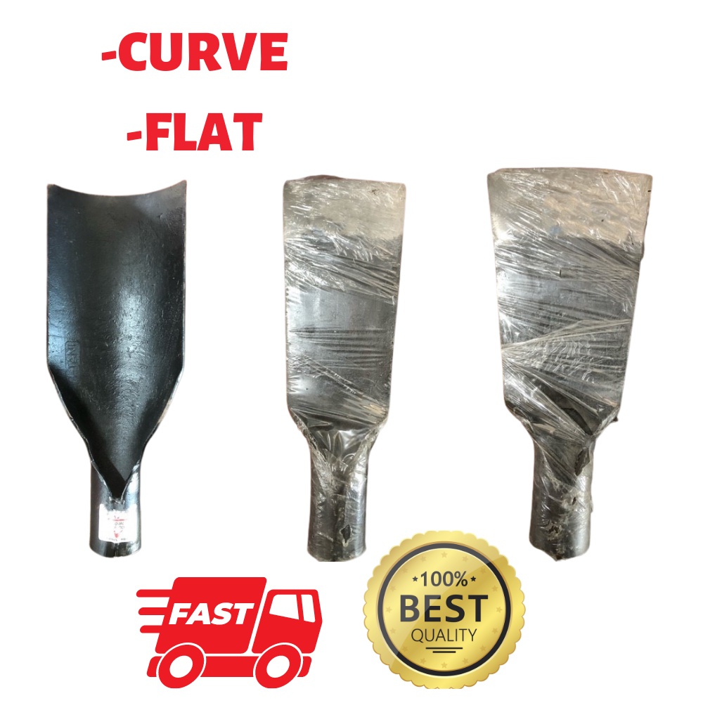 (CURVE & FLAT HEAD) / Soil Dig Shovel/ Chop Tanah / Penggali Tanah ...