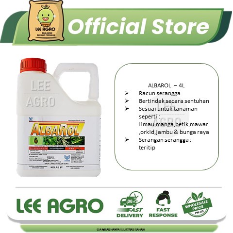4 LITER ANCOM ALBAROL® INSECTICIDE / WHITE OIL / MINYAK PUITH ...