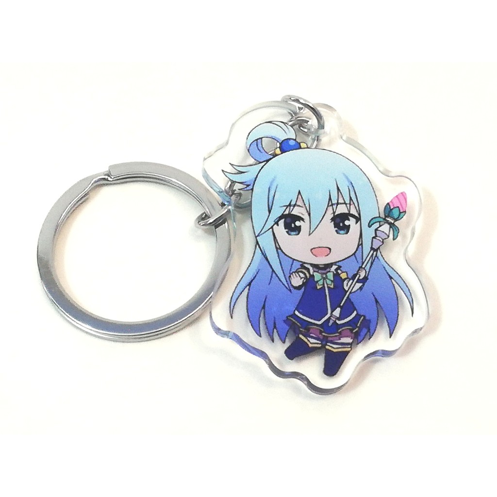 Collectibles Set of 3 KonoSuba God's Blessing Anime Acrylic Keychain ...