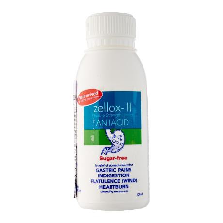 Zellox-II Double Strength Liquid Antacid 100ml | Shopee Malaysia