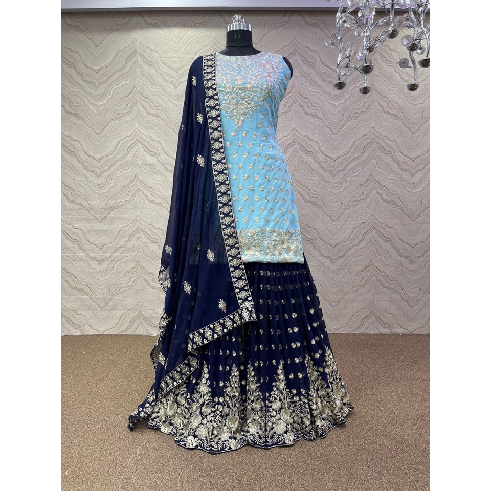 Readymade indian gorgeous wedding sharara suits || party wear sarara ...