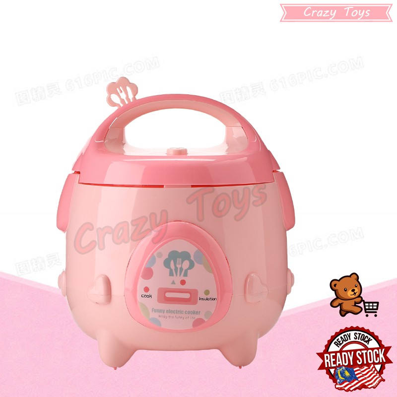 Funny Electric Rice Cooker Kitchen Play Set With LED Lighting & Sound ...