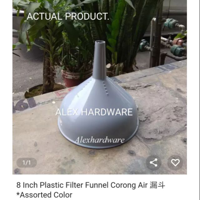 (Colors) 8 Inch Plastic Funnel | Shopee Malaysia
