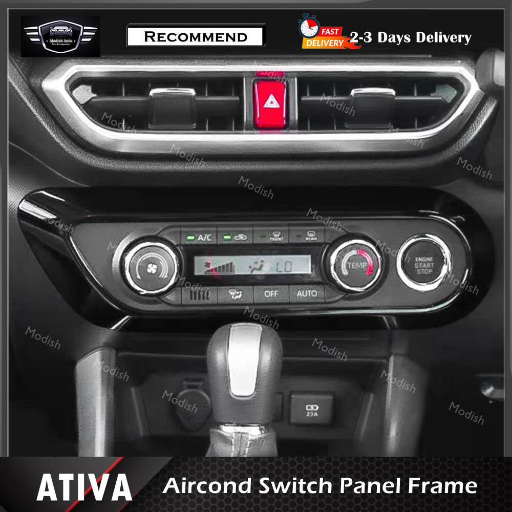 MODISH PERODUA ATIVA AIRCOND SWITCH PANEL ACCESSORIES | Shopee Malaysia