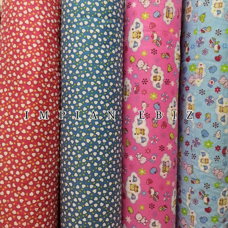 🔥READY STOCK🔥KAIN KAPAS / COTTON FLANNEL PRINTED 42” | Shopee Malaysia