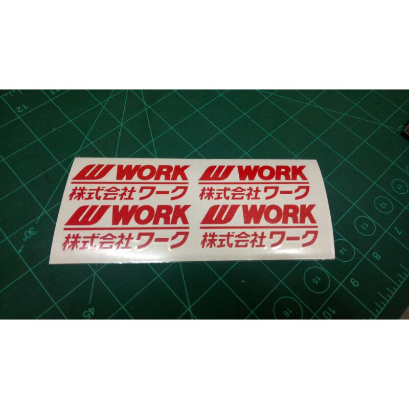 STICKER RIM STICKER WORK WHEEL | Shopee Malaysia
