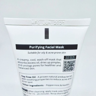 COSMODERM Tea Tree Oil Purifying Facial Mask 100ml (Mfg : JUN 2021 ...