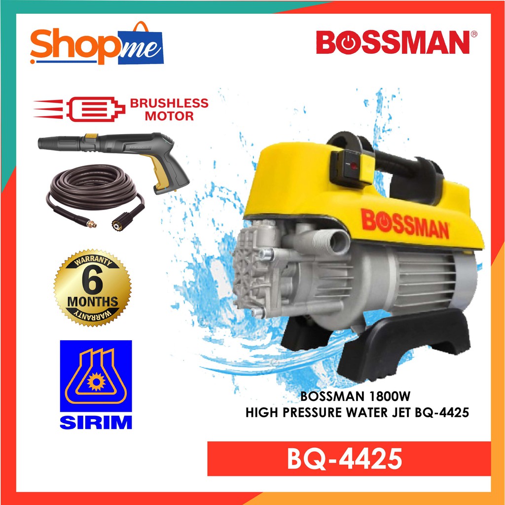 BOSSMAN 1800W HIGH PRESSURE WATER JET BQ-4425 | Shopee Malaysia