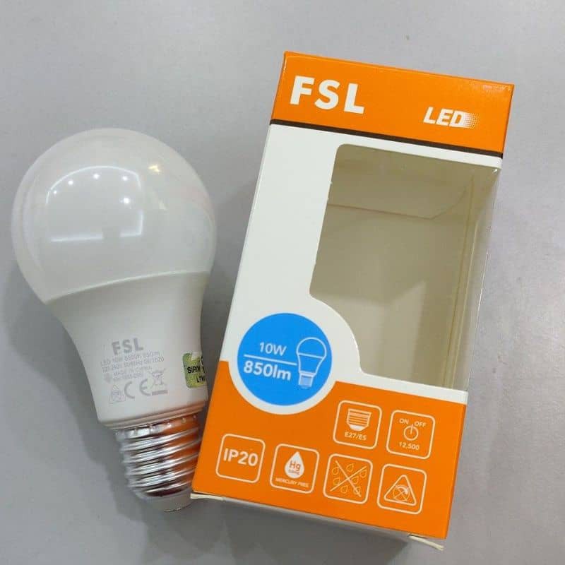 FSL LED Bulb LED Bulb 10W E27 (Warranty 1Year) | Shopee Malaysia