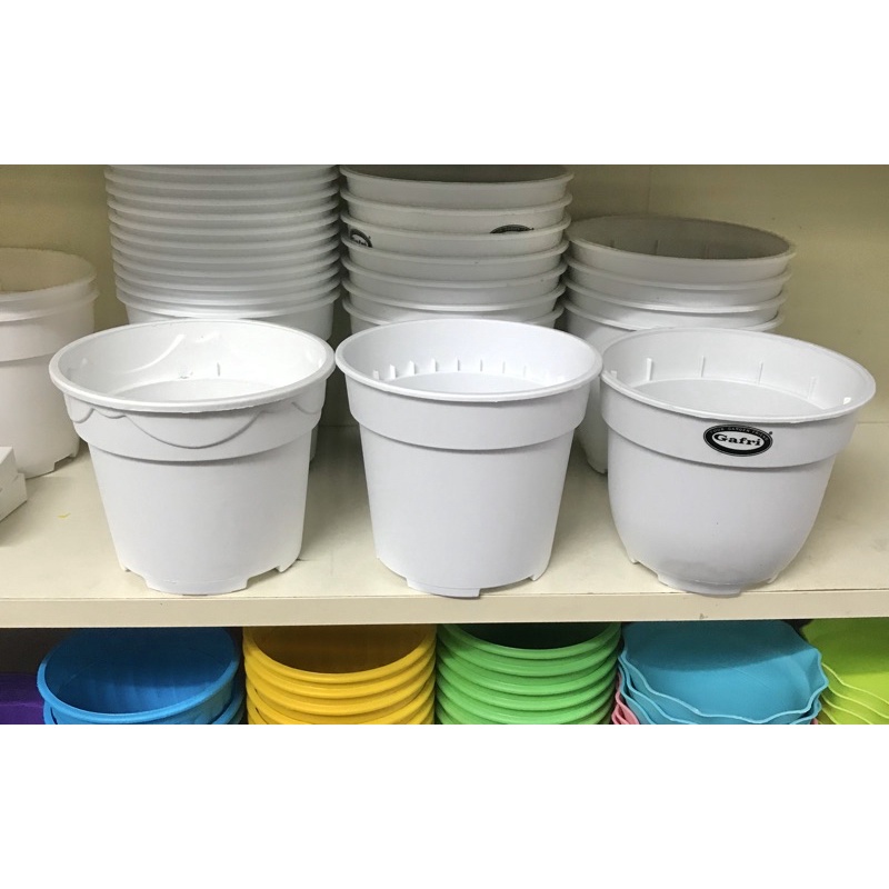 PASU BUNGA PLASTIK PUTIH, HITAm dan KOKO 14.5CM x 12CM | Shopee Malaysia