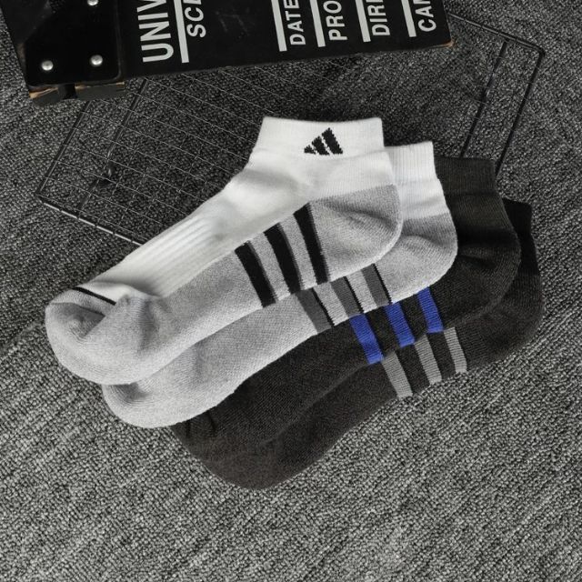 (READYSTOCK) MEN SOCKS ADIDAS COTTON STOKIN PENDEK | Shopee Malaysia