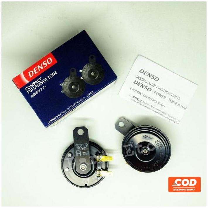 Horn Denso Disc Powertone Disc 12V Plate ((Code 072) | Shopee Malaysia