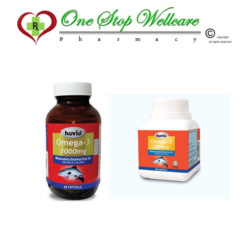 HOVID OMEGA-3 1000MG 60'S / 180'S | Shopee Malaysia
