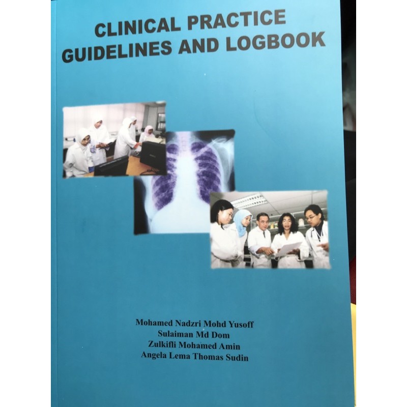 Clinical Practice Guidelines and Logbook - 9789673054671 | Shopee Malaysia