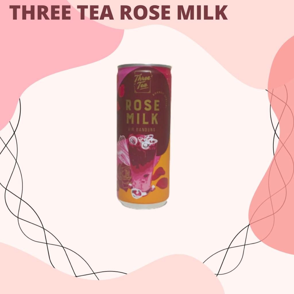 Three Tea Rose Milk Bandung 240ml Original Sarawak | Shopee Malaysia