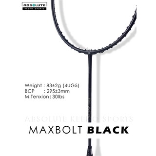 Maxbolt BLACK Badminton Racket | Shopee Malaysia