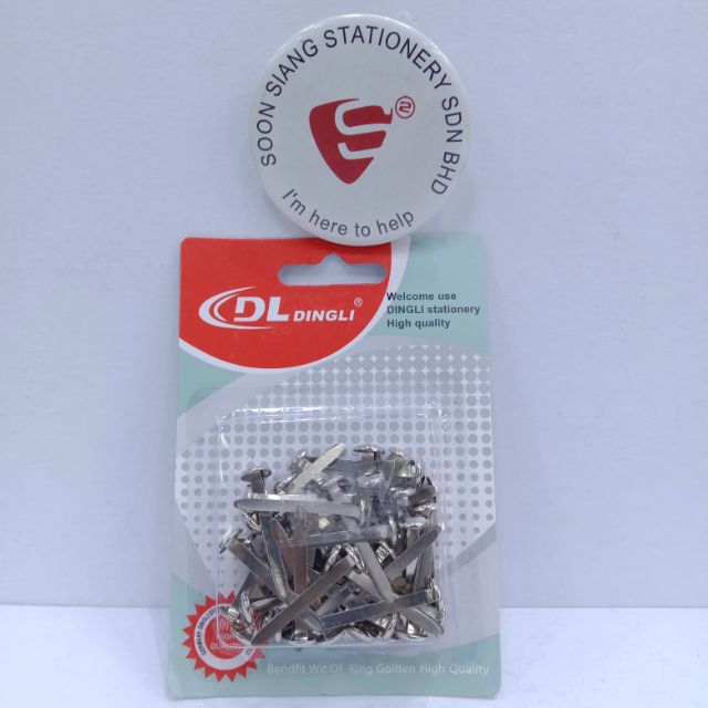 Dingli Metal Paper Fastener DL 2191 (31mm) | Shopee Malaysia