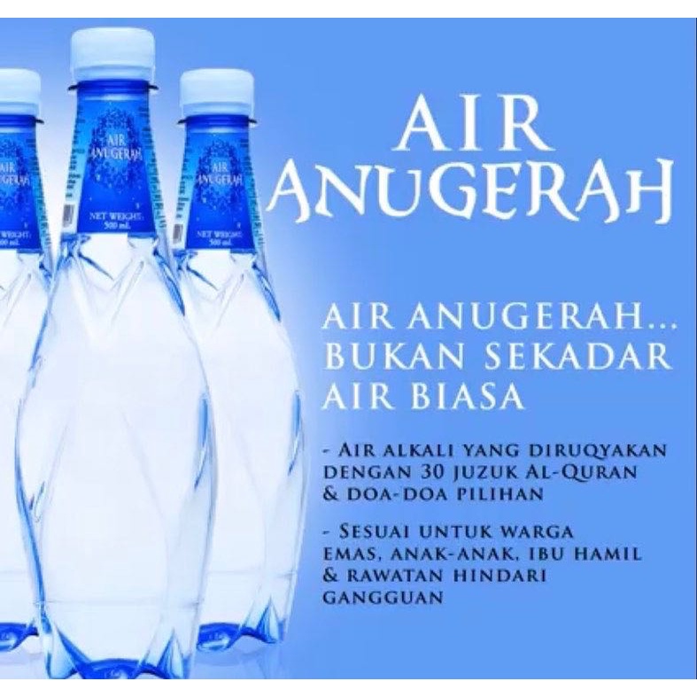 Original Anugerah Air Kesihatan Berakali 1 Box 24 Bottle ( Air Anugerah ...