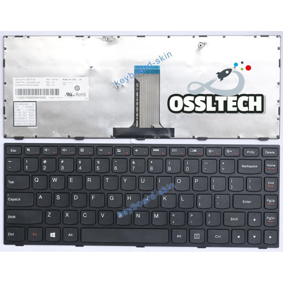 Lenovo Ideapad 300-14isk 300-14IBR Keyboard | Shopee Malaysia