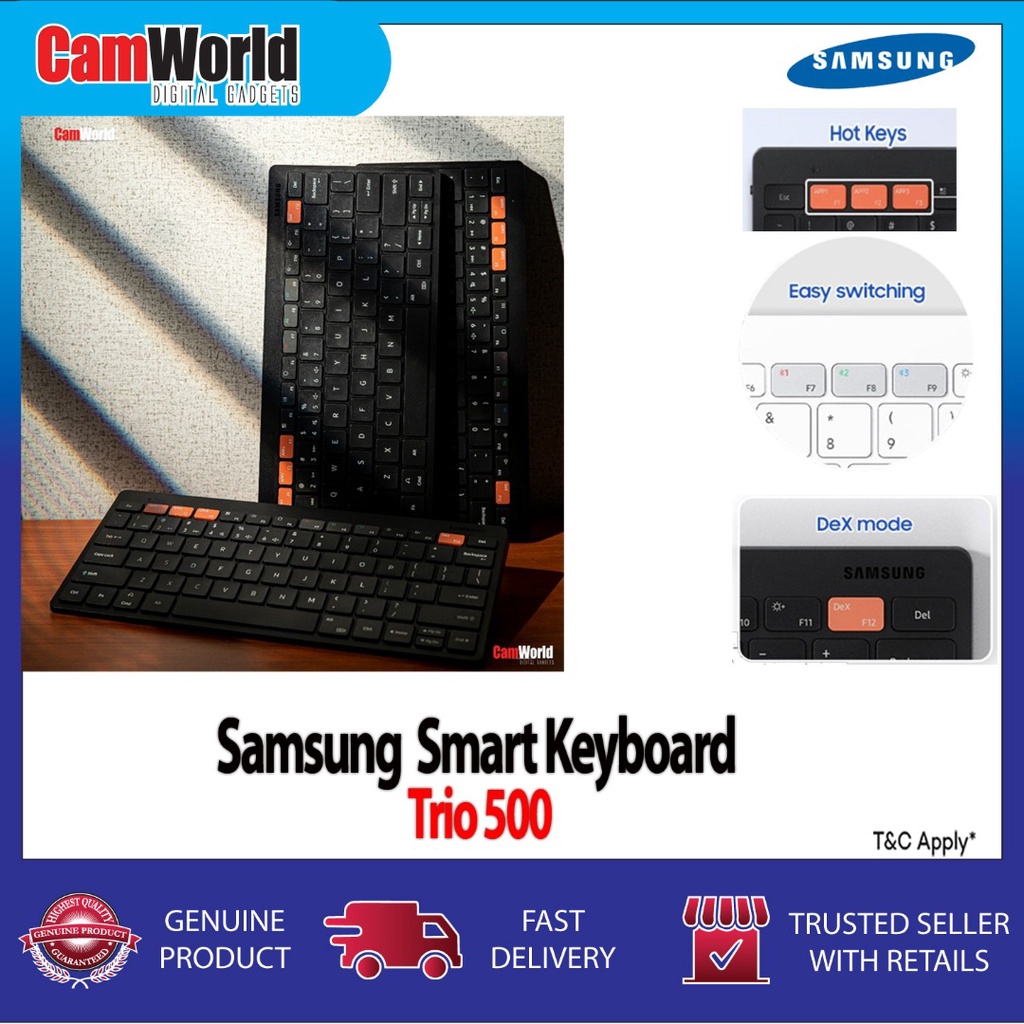 Samsung Smart Keyboard Trio 500 | Shopee Malaysia