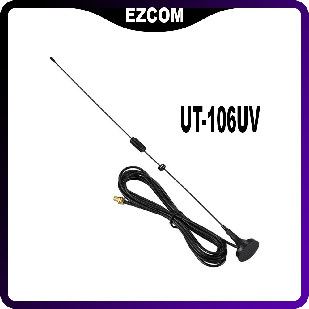 EZCOM Nagoya UT-106UV UT106 Antenna Magnet Ham Radio Walkie Talkie Car ...