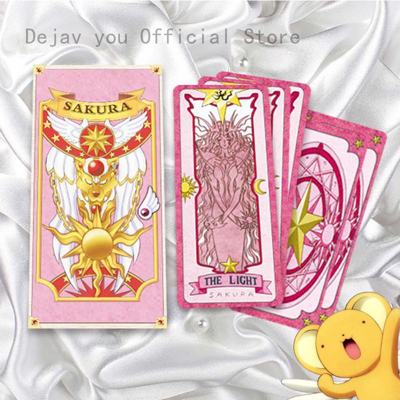59Pcs Kuro card /box Anime card magic card girl Sakura divination card ...