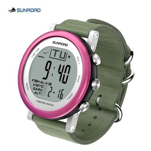 SUNROAD FR721 FISHING DIGITAL BAROMETER WATCH (PURPLE) | Shopee Malaysia