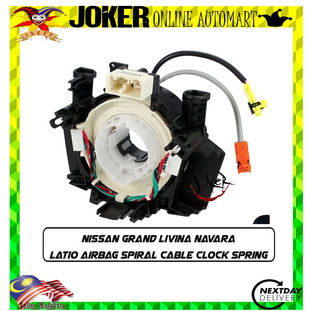 Nissan Grand Livina Navara Latio Airbag Spiral Cable Clock Spring R8 ...