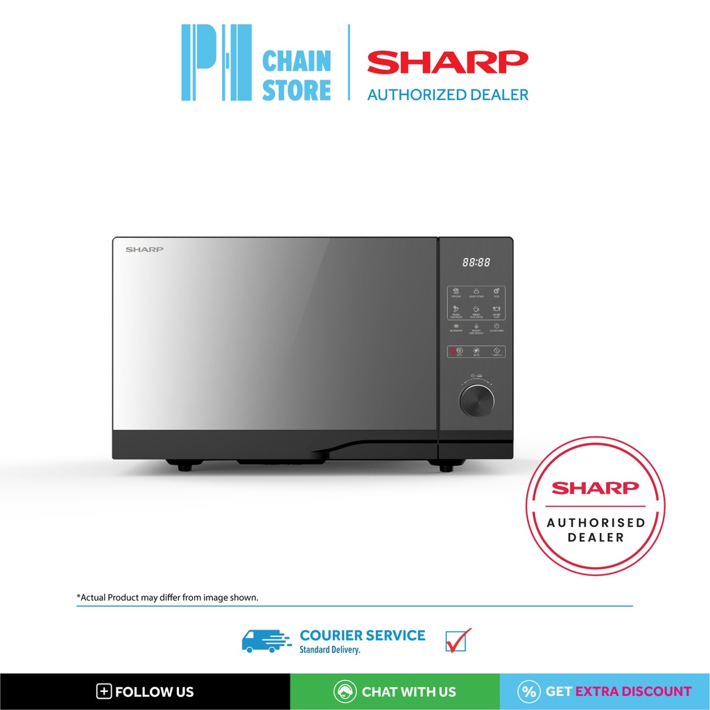 SHARP R2321FGK 23L MECHANICAL DIAL FLATBED MICROWAVE OVEN | Shopee Malaysia