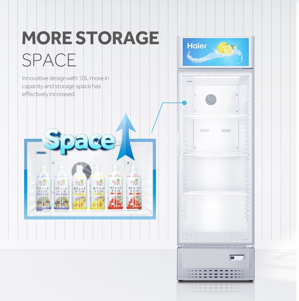 Haier 339L Display Showcase Chiller SC-348E | Shopee Malaysia