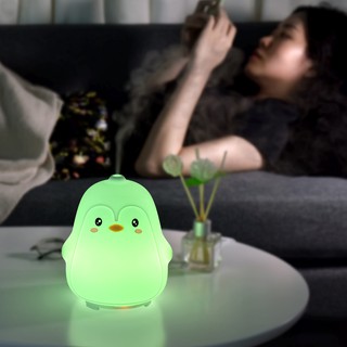 LAFYTO Penguin Diffuser with Light Mini Usb Essential Oil Portable Led ...