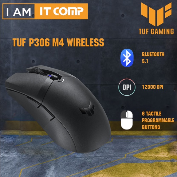 ASUS Gaming Mouse TUF M4 Wireless P306 (90MP02F0-BMUA00) | Shopee Malaysia