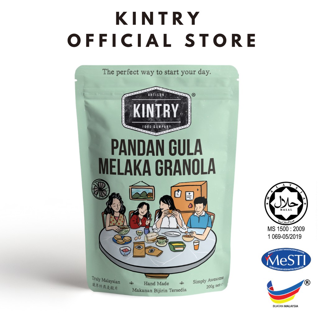 Kintry Pandan Gula Melaka Granola | Shopee Malaysia