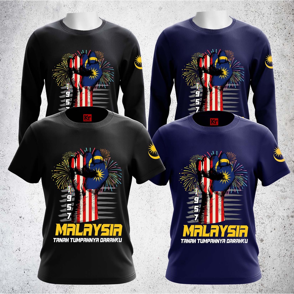 T shirt Malaysia baju merdeka malaysia kain cotton lengan pendek dan ...