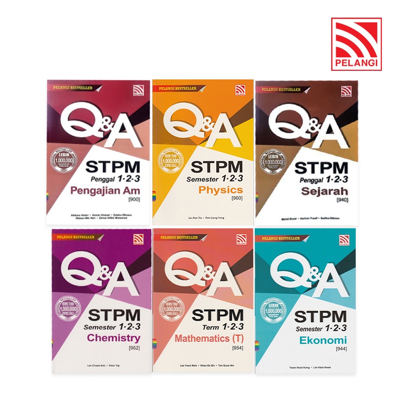Pelangi | Reference Book | Q&A STPM Penggal 1.2.3 - All Subject (2022 ...