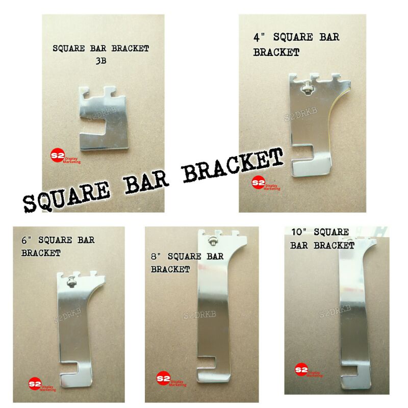 [READY STOCK] SQUARE BAR BRACKET/BAR BRACKET/METAL BRACKET/SQUARE BAR ...