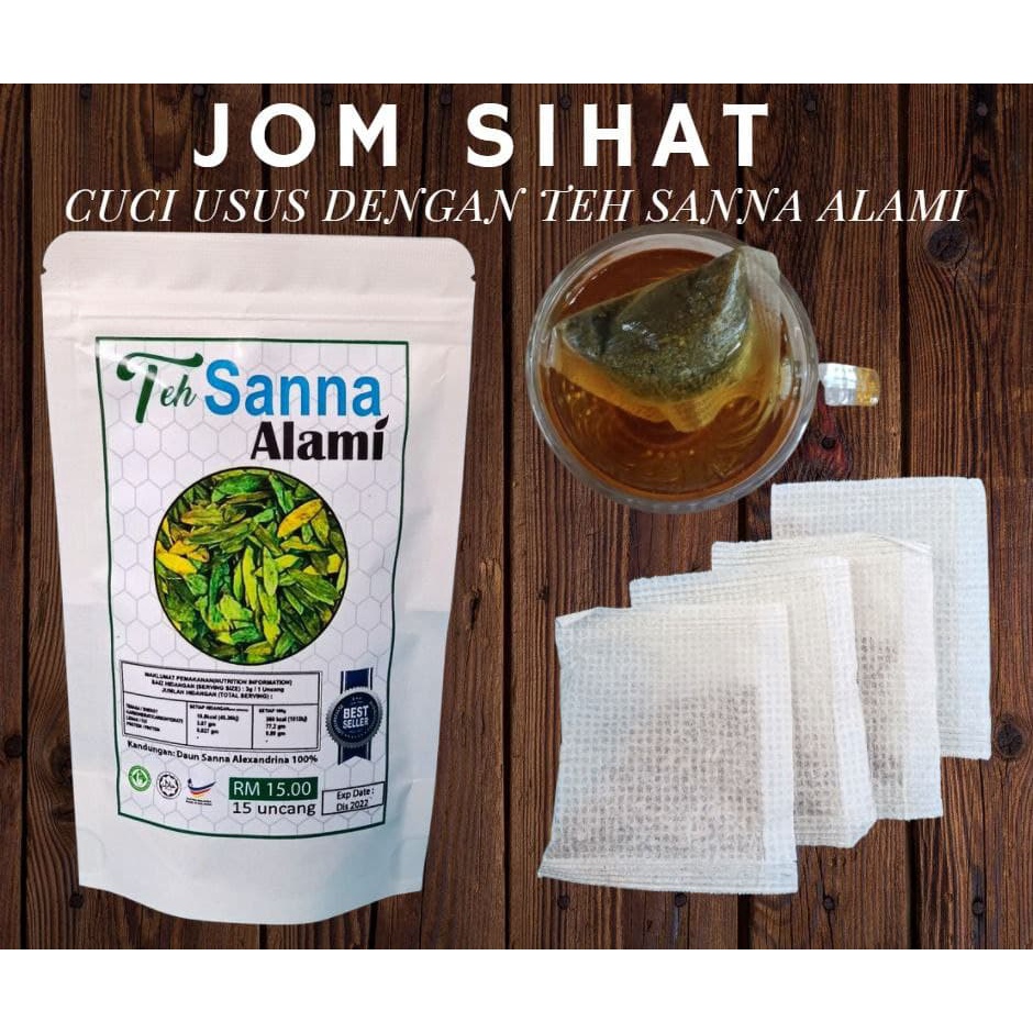 Teh Sanna Alami / Senna Cuci Usus Teh Detoks dan Kesihatan Makanan ...