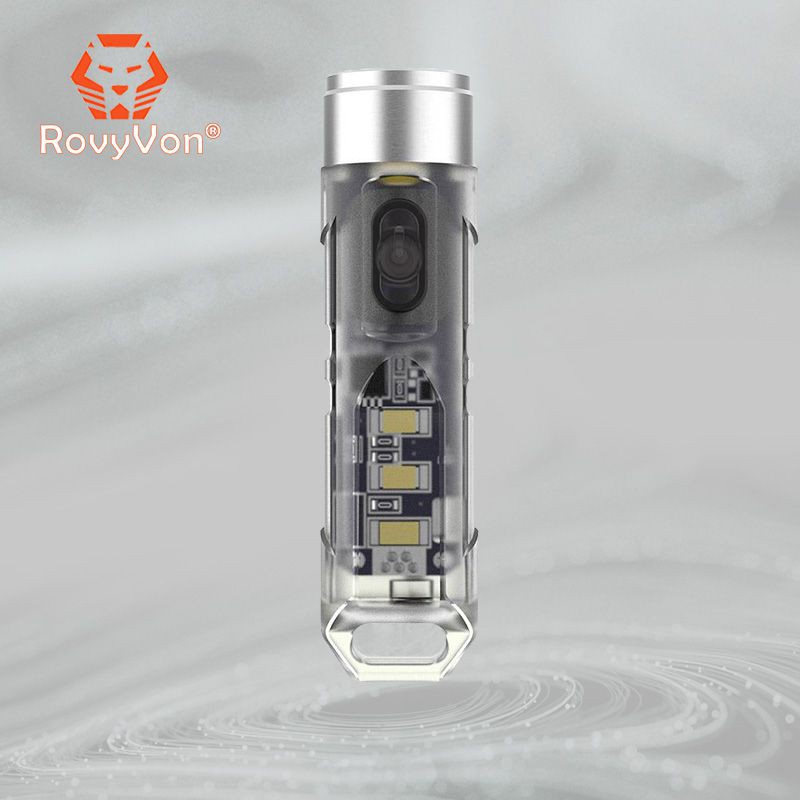 RovyVon A5 Keychain Flashlight 550 Lumens LED Rechargeable Flashlight ...