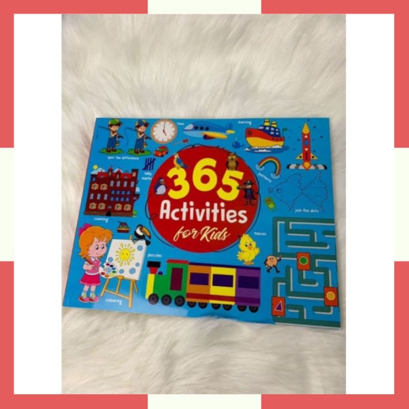365 Activities For Kids Early Learning Education English Book | Shopee ...